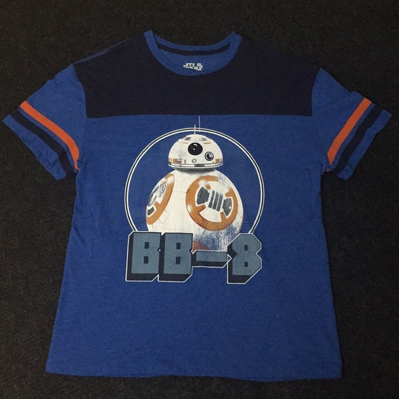 Star Wars | Shirts | Star Wars Bb8 Jersey Style Tshirt | Poshmark